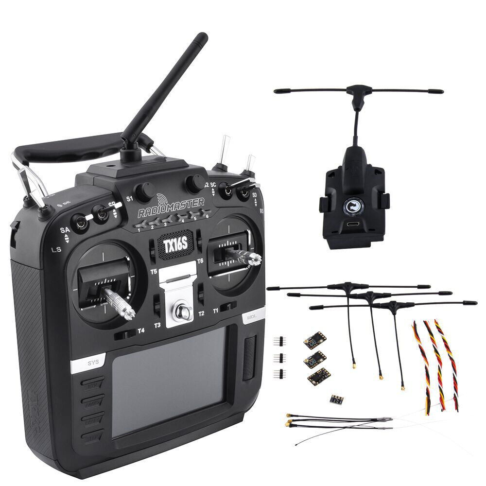 RadioMaster TX16S Hall Sensor Gimbals Multi-protocol RF System OpenTX ...