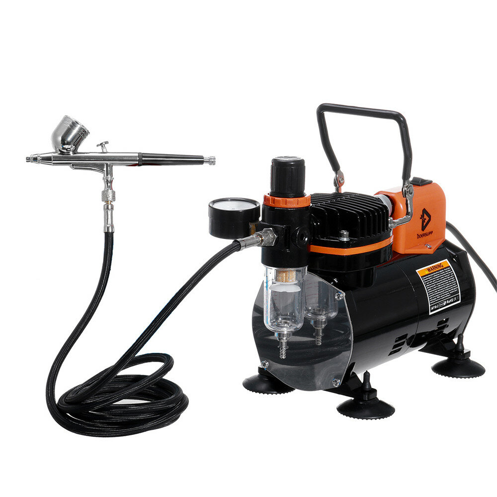 Doersupp 50PSI 110-220V Air Compressor Professional Airbrushing System ...