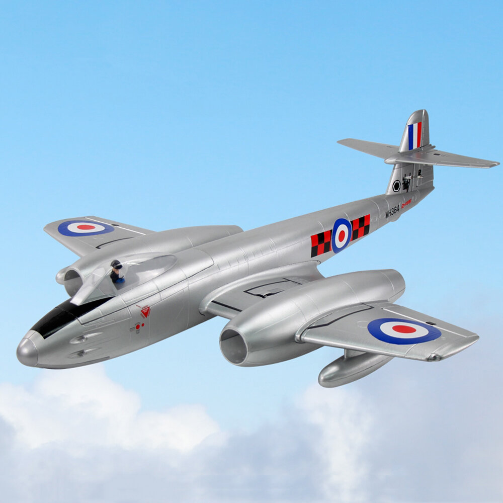Dynam Gloster Meteor F.8 Meteor 1270mm Wingspan Dual 70mm 6S 12-Blades ...