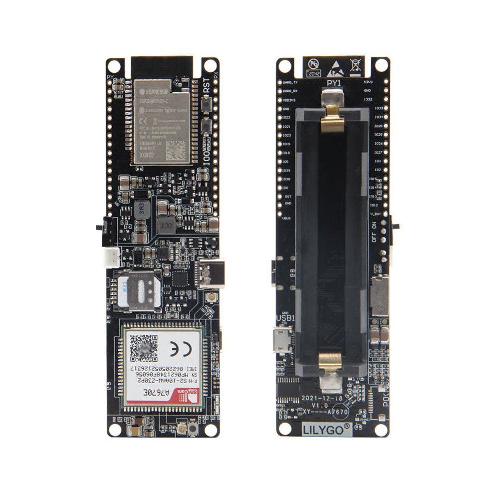 LILYGO® TTGO T-SIM A7670E R2 Wireless Module ESP32 Chip 4G LTE CAT1 ...